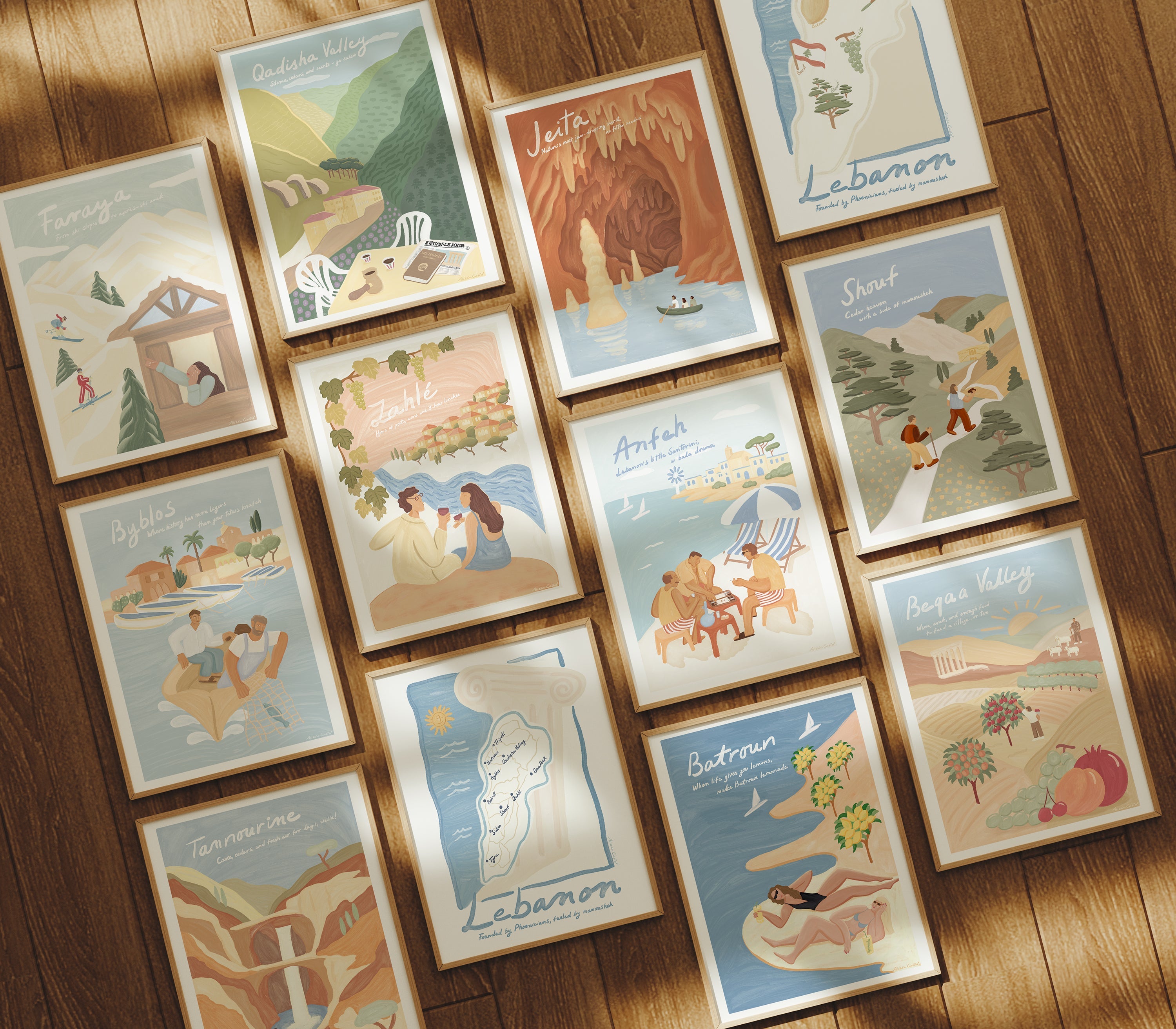 Postcards from Lebanon | Art Prints by Alizée Castel – Alizee Castel