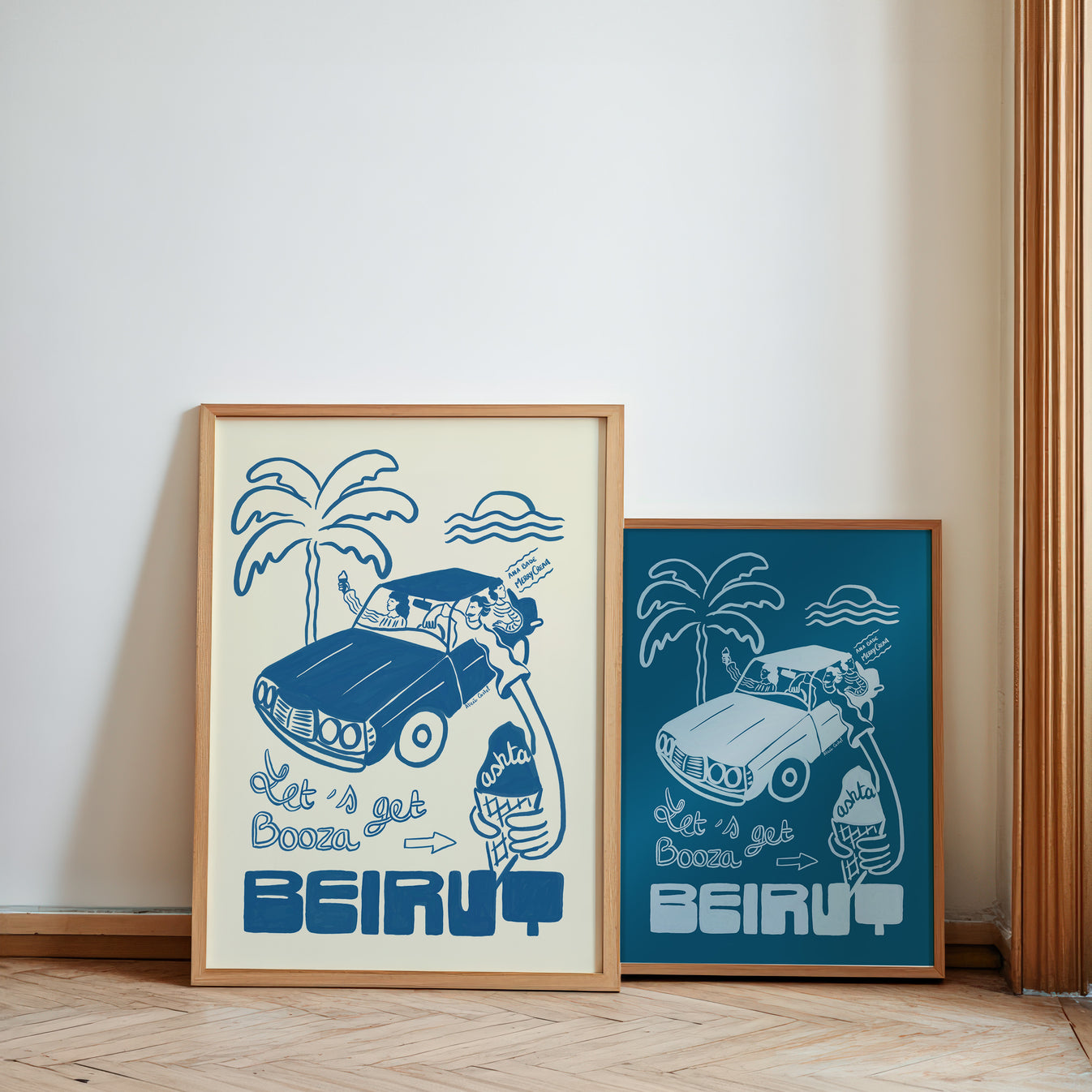 Let's get Booza Art Print | Alizée Castel – Alizee Castel