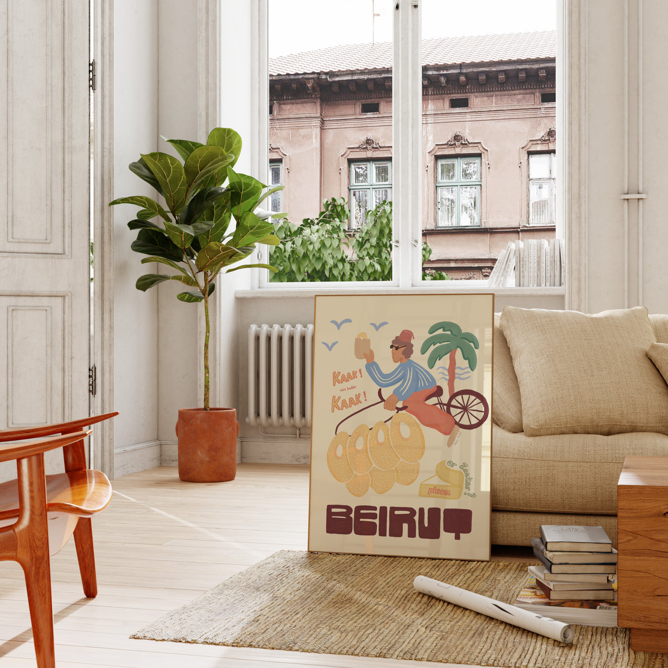 Kaak Picon or Zaatar Art Print | Alizée Castel – Alizee Castel