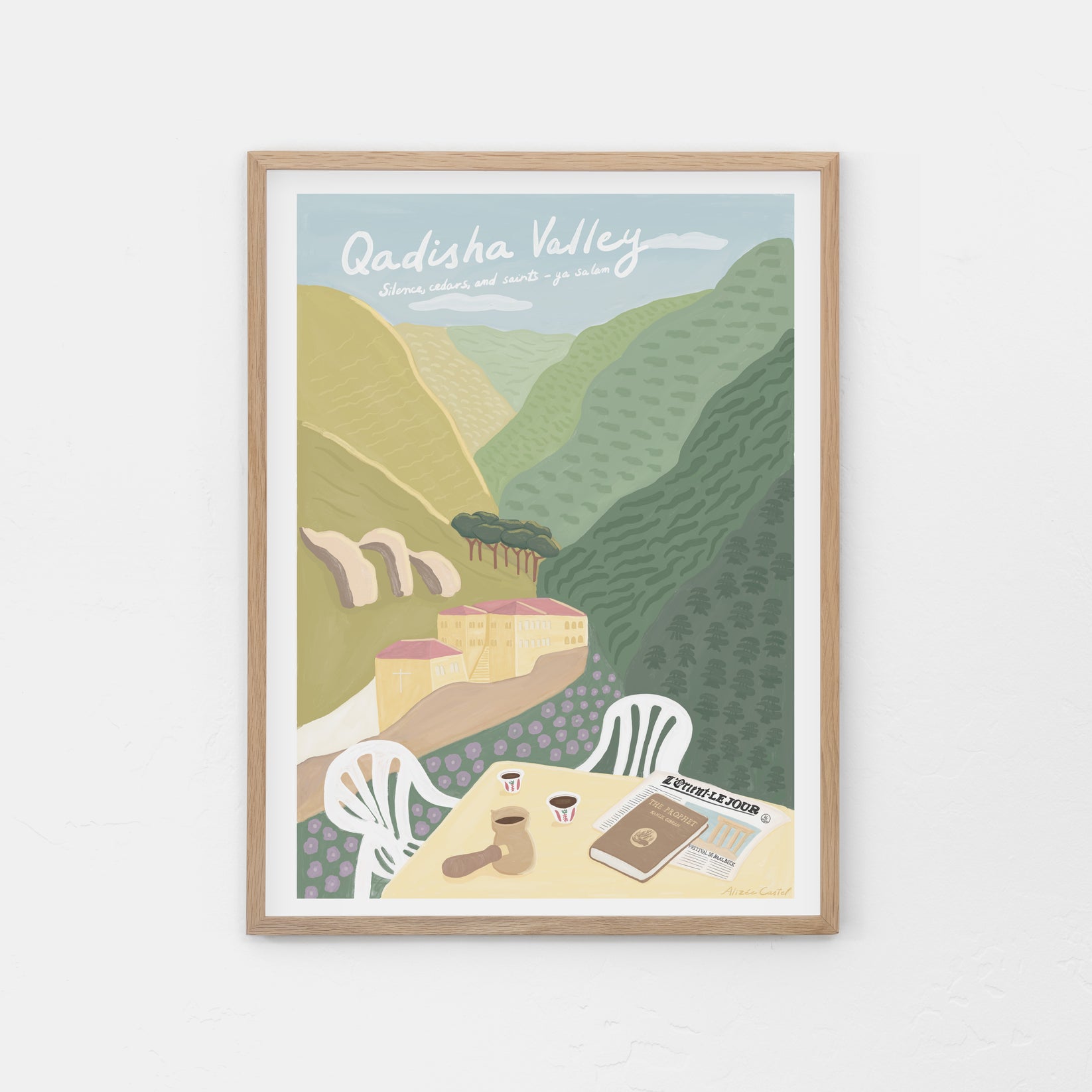 Qadisha Valley Art Print | Alizée Castel – Alizee Castel