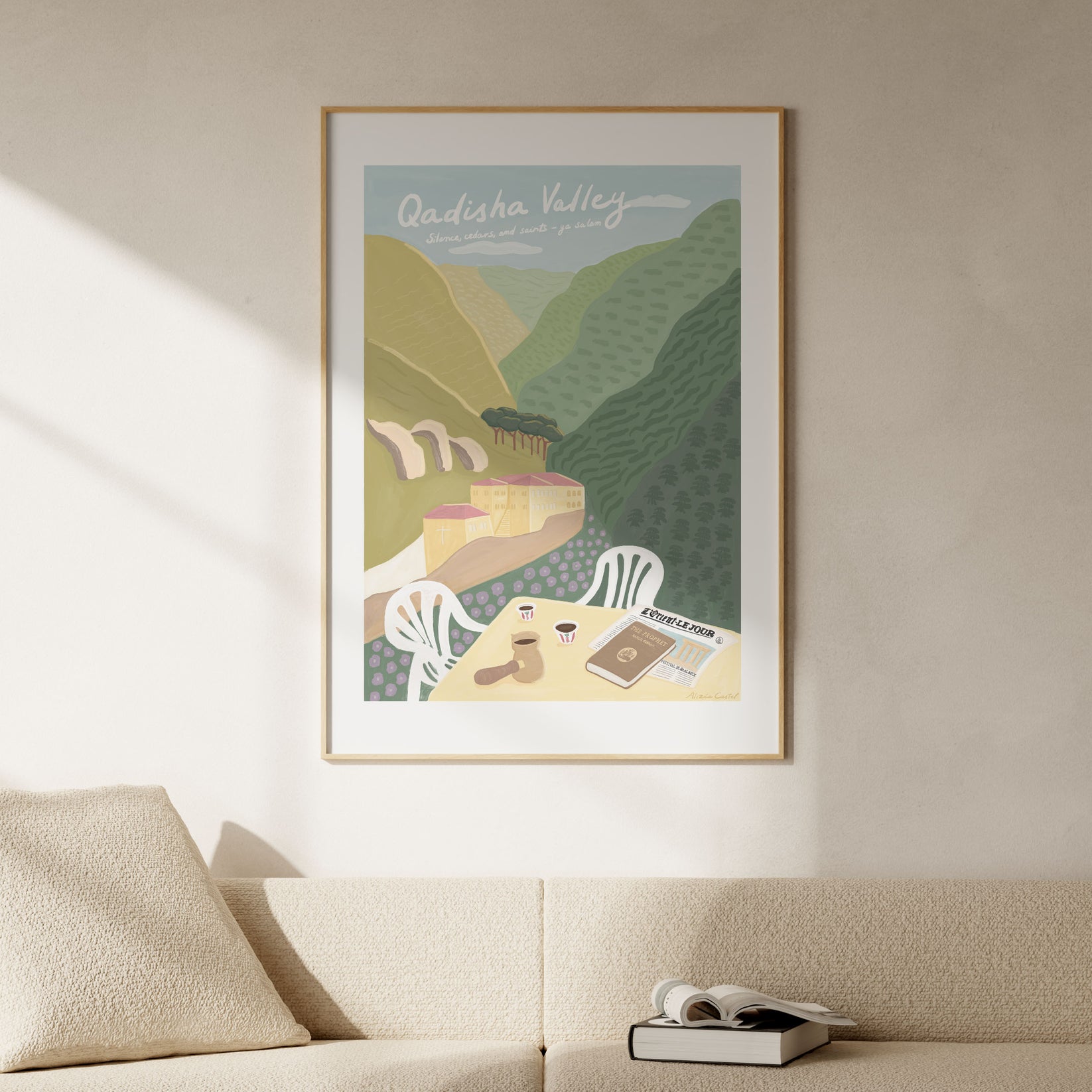 Qadisha Valley Art Print | Alizée Castel – Alizee Castel