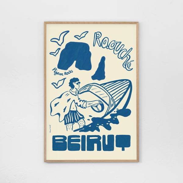 Raouche Art Print | Alizée Castel – Alizee Castel