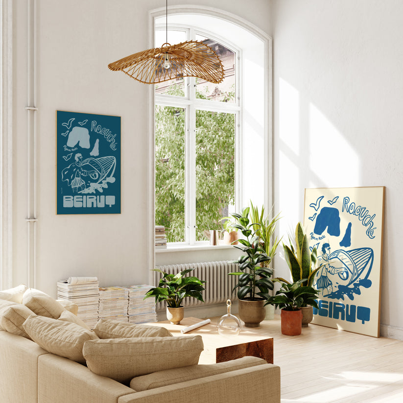 Raouche Art Print | Alizée Castel – Alizee Castel